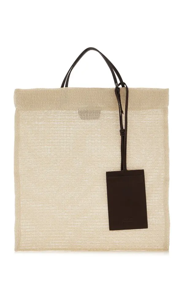 THE ROW Barn Woven Mini Tote - Ivory
