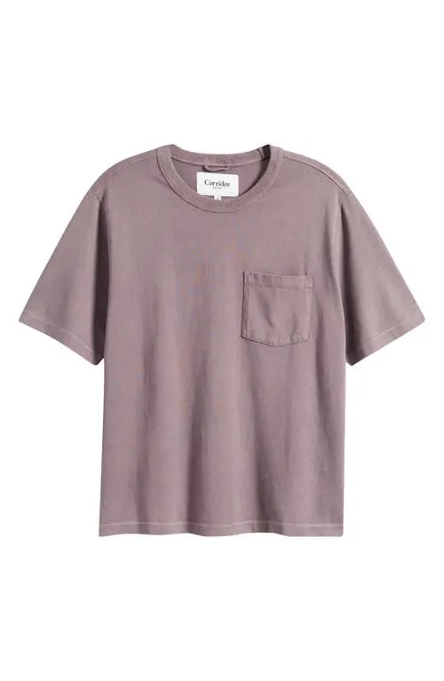 CORRIDOR Garment Dye T-shirt - Grey