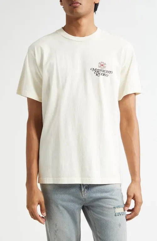 MIDNIGHT RODEO Riders Graphic T-shirt - Cream