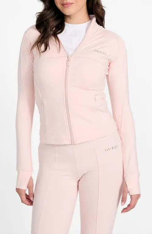 Guess Margo Long Sleeve Active Sweatshirt - Dolly Pink