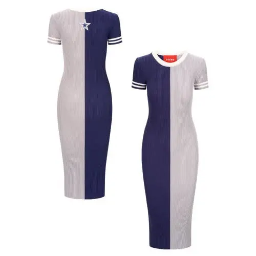 Staud Dallas Cowboys Colleen Dress - Navy