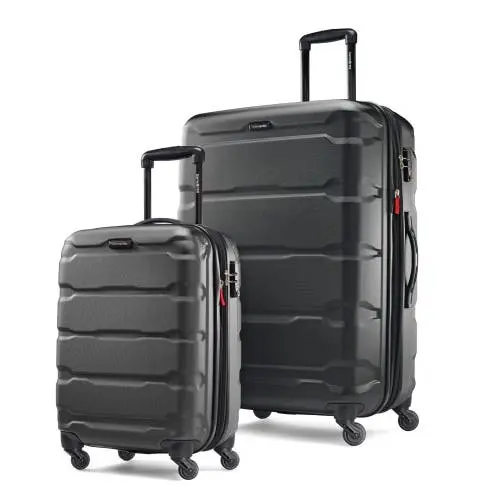 SAMSONITE Omni Pc Hardside Expandable Spinner Luggage Set - Black