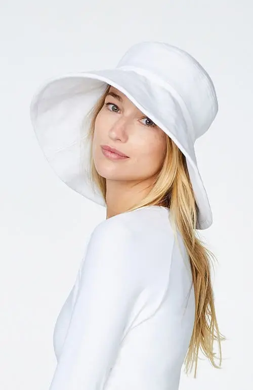 WATSKIN Sienna Wide Brim Hat - White