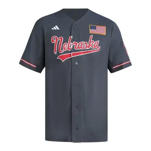 Adidas Nebraska Huskers Replica Baseball Jersey