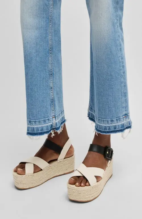 BOSS Espadrille Ankle Strap Platform Wedge Sandal