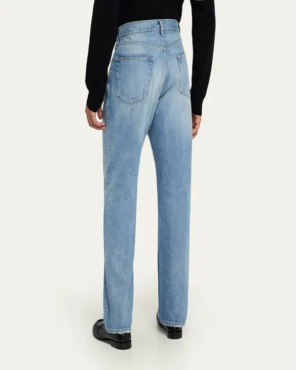 Saint Laurent Faded Denim Jeans