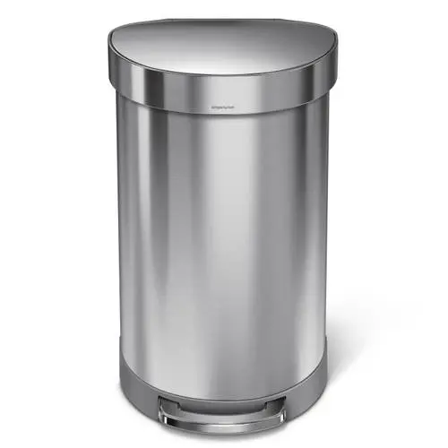SIMPLEHUMAN 45l Semi-round Step Can