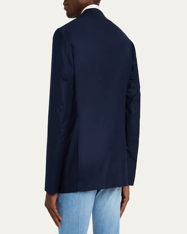 Cesare Attolini Deconstructed Wool Two-button Blazer