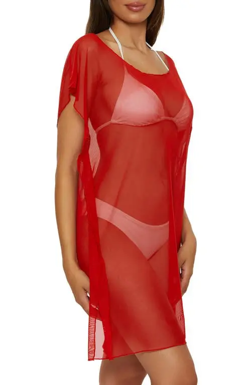 BECCA By Rebecca Virtue Mesh Cover-up Tunic