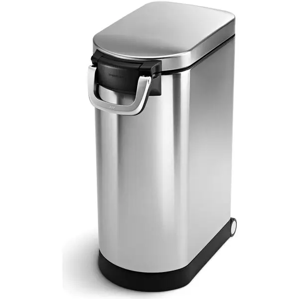 SIMPLEHUMAN X-large Pet Food Can - Brushed