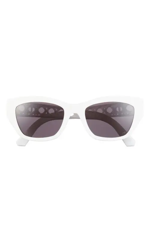 Dior Butterfly Sunglasses - White / Smoke