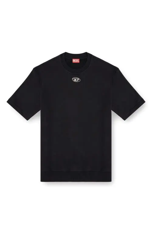 DIESEL® Short Sleeve Cotton Sweatshirt