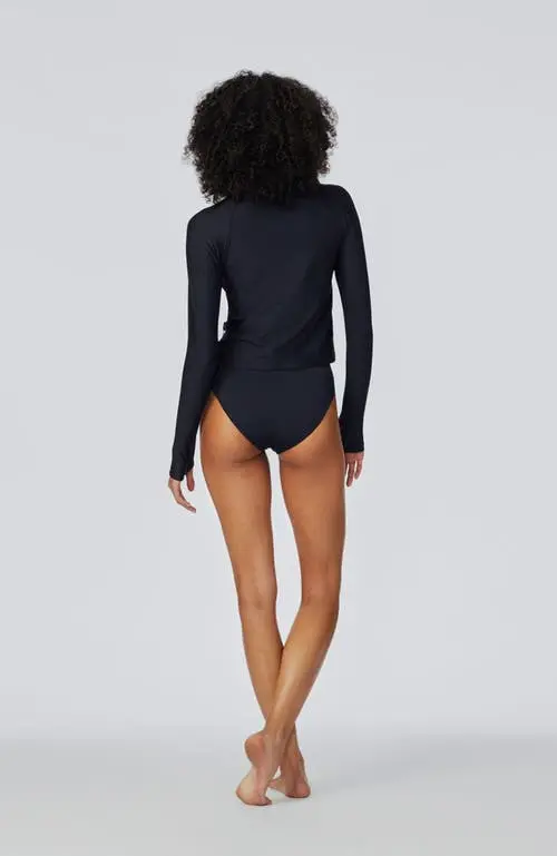 WATSKIN Sasha Long Sleeve Top - Black