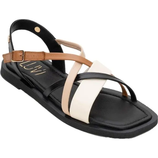 FOREVER & ALWAYS SHOES Rouse Leather Sandals - Black Leather