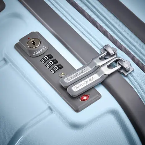 SAMSONITE Freeform Expandable Carry-on Spinner Luggage - Sky Blue