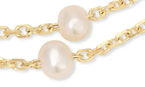 Ef Collection Freshwater Pearl Station Layer Bracelet