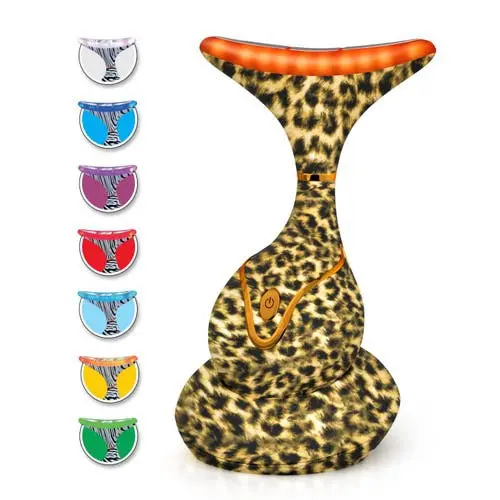 GLO24K 7 Color Led Neck & Face Massager Deluxe - Na