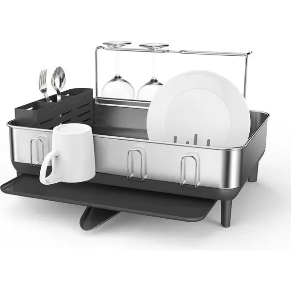 SIMPLEHUMAN Steel Frame Dishrack - Grey
