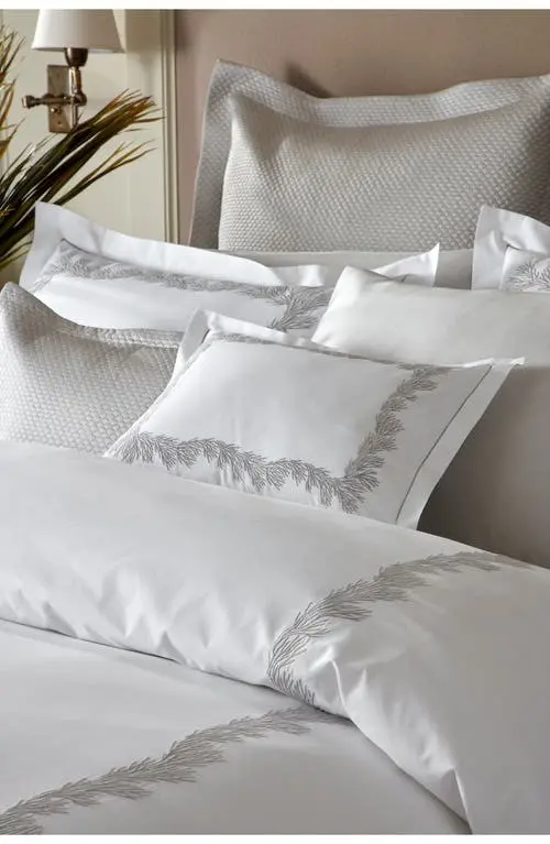 MATOUK Atoll Duvet Cover - Alabaster