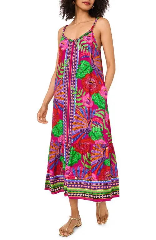 Vince Camuto Braid Trim Maxi Dress