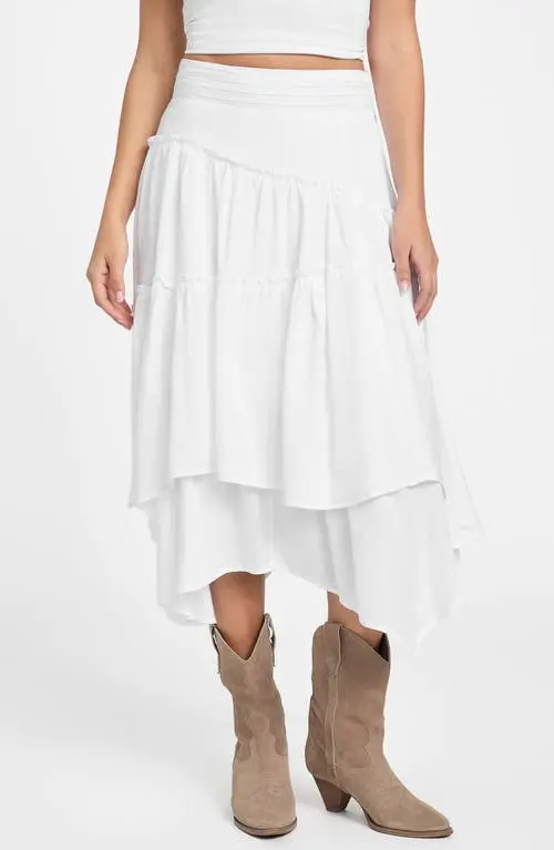 Guess Tanya Tiered Maxi Skirt