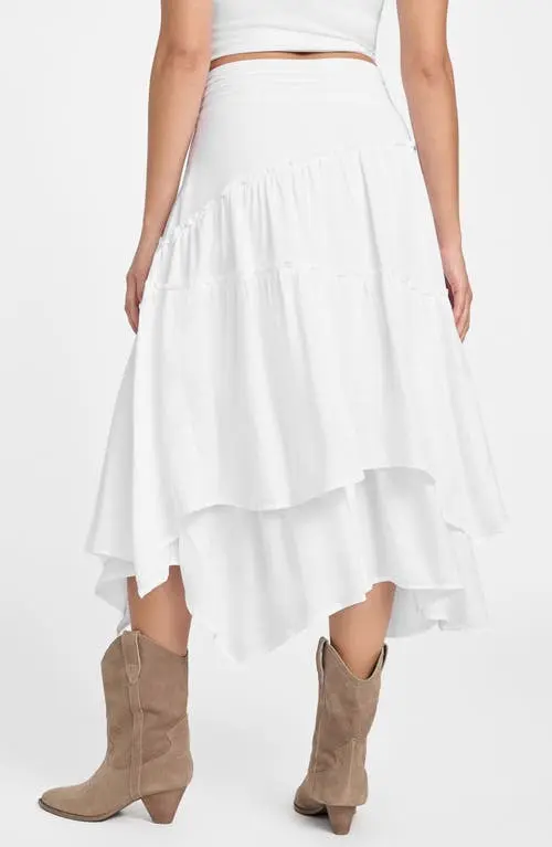 Guess Tanya Tiered Maxi Skirt
