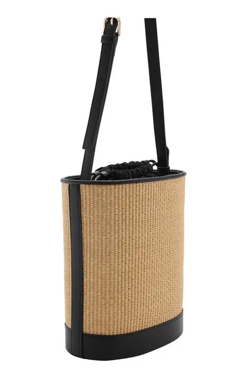Mango Raffia Bucket Bag