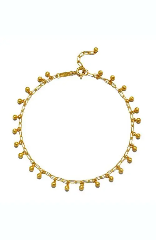SATYA JEWELRY Joyful Anklet - Gold