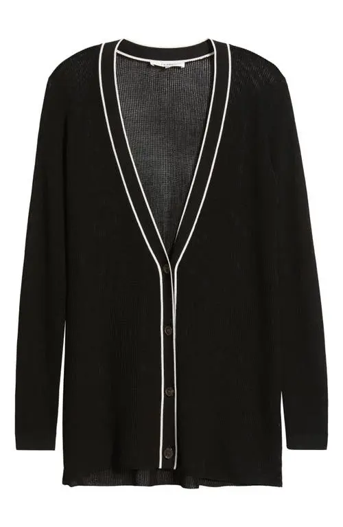 FRAME The Varsity Tipped Cardigan