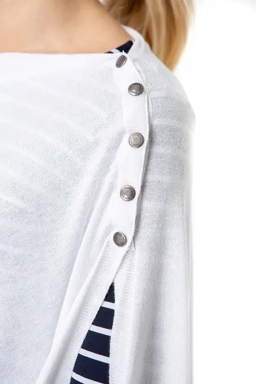 ACCOUCHEE 4-in-1 Multipurpose Knitwear - White