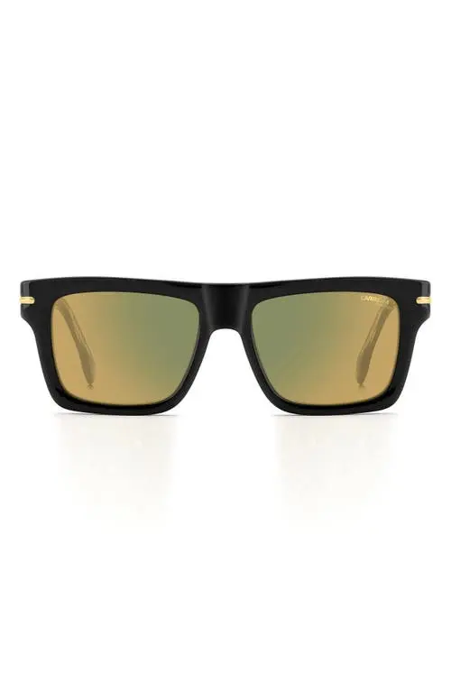 Carrera Eyewear 54mm Rectangular Sunglasses - Black Yellow