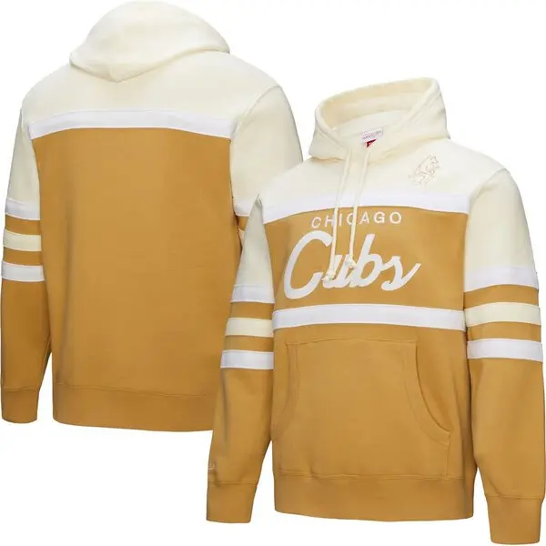 Mitchell & Ness Chicago Cubs Head Coach Pullover Hoodie