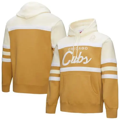 Mitchell & Ness Chicago Cubs Head Coach Pullover Hoodie