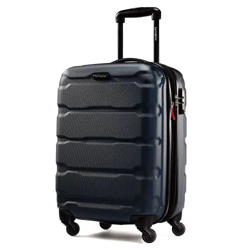 SAMSONITE Omni Pc Hardside Expandable Carry-on Spinner Luggage - Navy