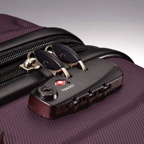 SAMSONITE Omni Pc Hardside Expandable Carry-on Spinner Luggage - Purple