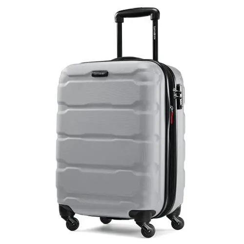 SAMSONITE Omni Pc Hardside Expandable Carry-on Spinner Luggage - Silver