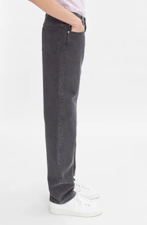 A.p.c. Fairfax Slim Wide-leg Jeans - Washed Black