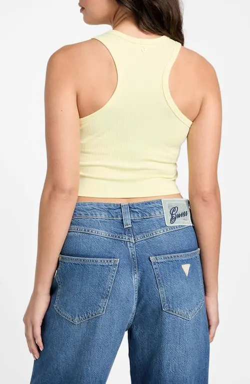 Guess Minka Racerback Rib Tank - Cotton Yellow