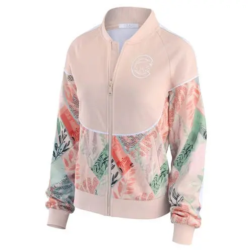 WEAR BY ERIN ANDREWS Chicago Cubs Raglan Full-zip Track Jacket