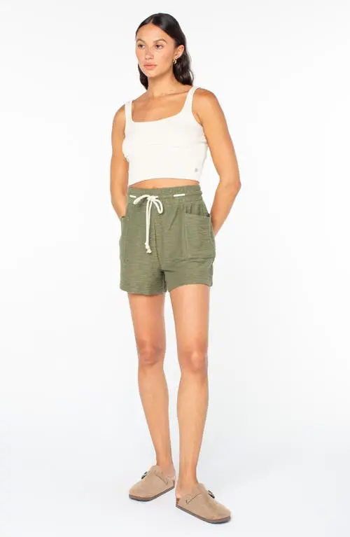 Roxy Cotton-blend Shorts - Four Leaf