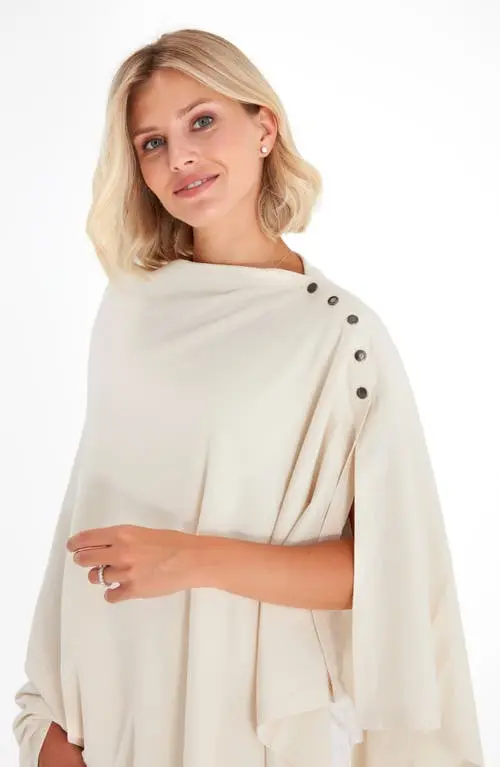 ACCOUCHEE Four In One Multipurpose Supreme Cotton Cape - Beige