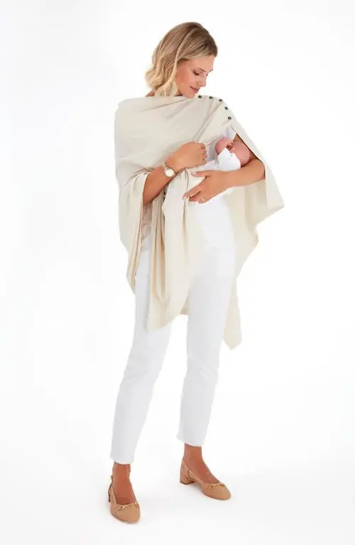 ACCOUCHEE Four In One Multipurpose Supreme Cotton Cape - Beige
