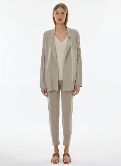 Majestic Filatures Organic Cotton Knit Stonewashed Jacket - Desert
