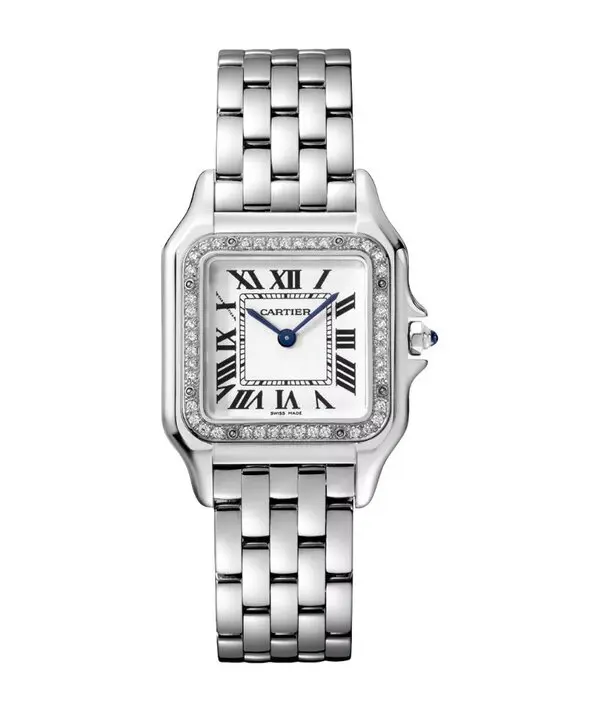 CARTIER Panthère De Medium Diamond Quartz Watch - Steel