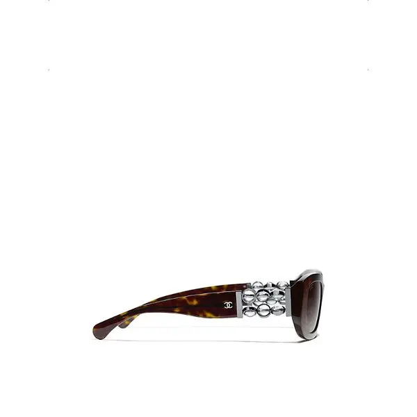 Chanel Ch5542 Polarised Rectangle Sunglasses