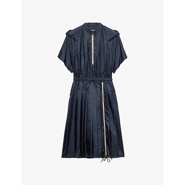 Prada Re-nylon Woven Midi Dress