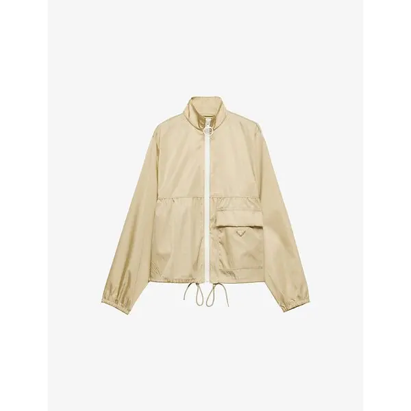 Prada Re Nylon Blouson Jacket - Neutral