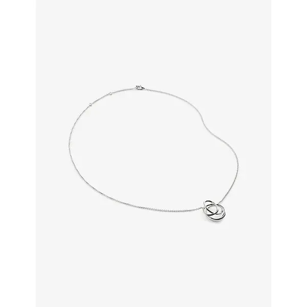 Monica Vinader Nura Wrap Pendant Necklace - Silver