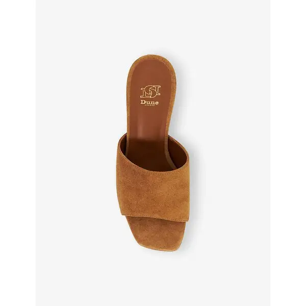 DUNE Jule Suede Heeled Mules