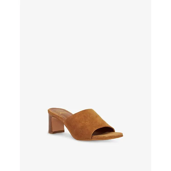 DUNE Jule Suede Heeled Mules
